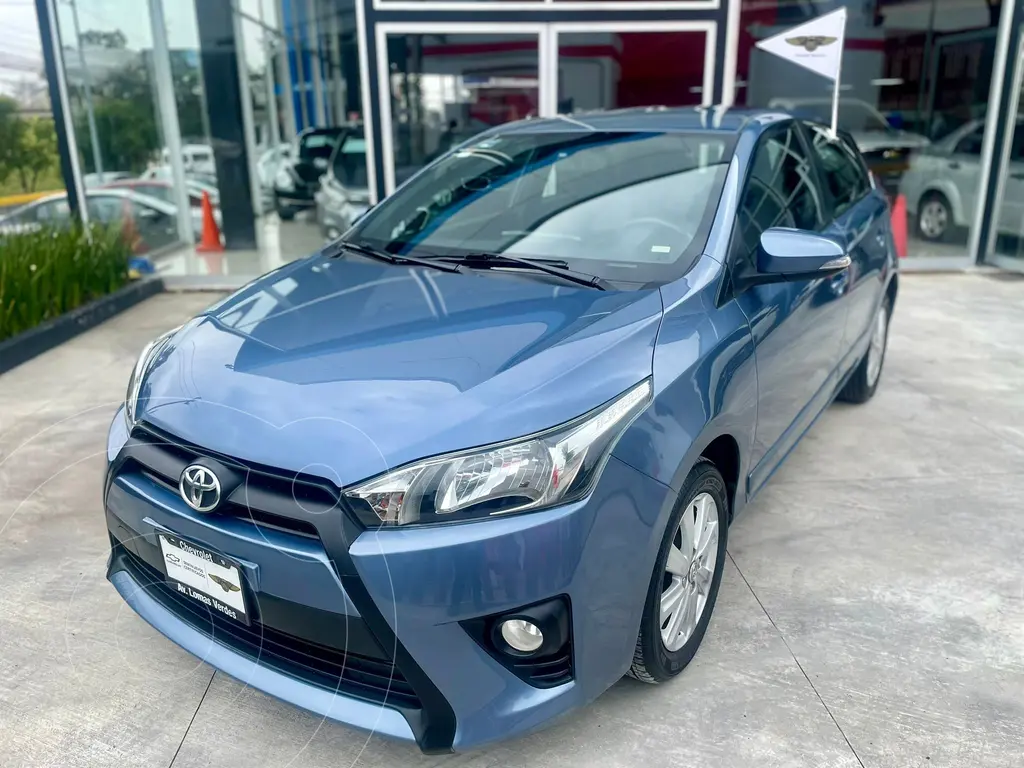 Toyota Yaris 5P 1.5L S Aut usado (2017) color Azul Claro precio $209,500