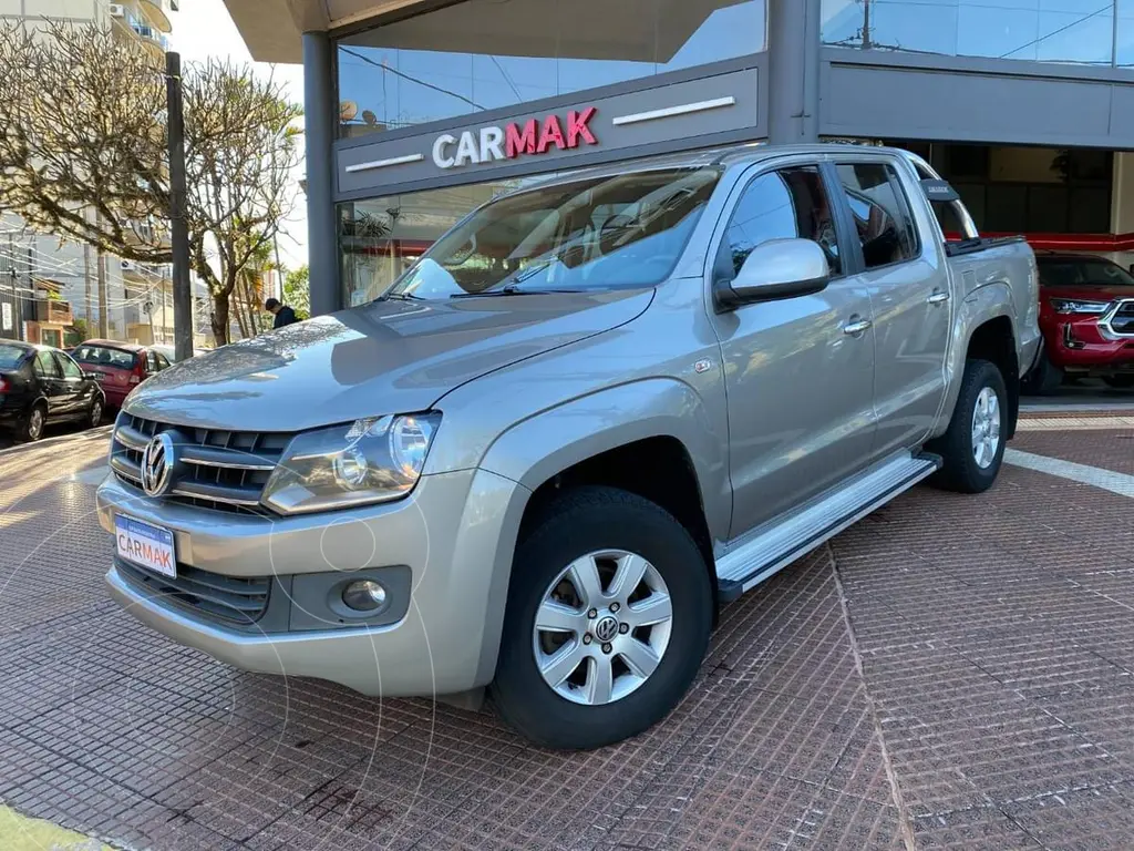Volkswagen Amarok AMAROK 20TD 4X2 DC TRENDLINE usado (2014) color Gris ...