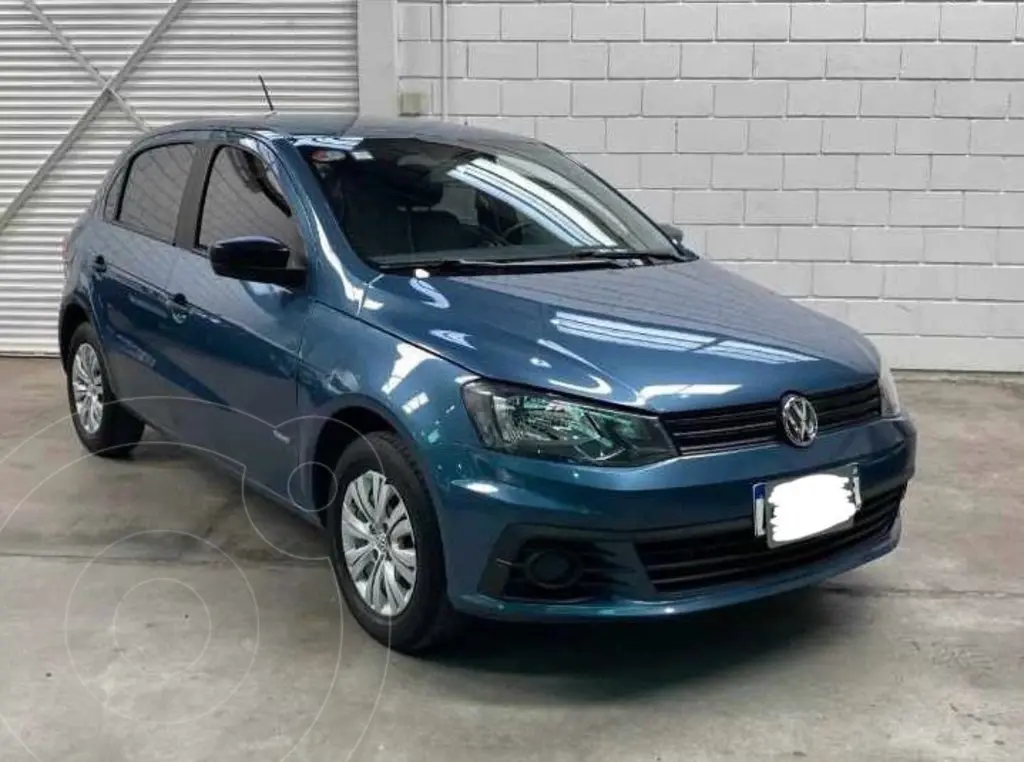 Volkswagen Gol Trend 5P Trendline usado (2018) color Azul Catalina ...