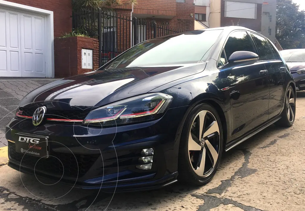 Volkswagen Golf GTI 5P 2.0 TSI DSG Cuero usado (2018) color Azul precio ...