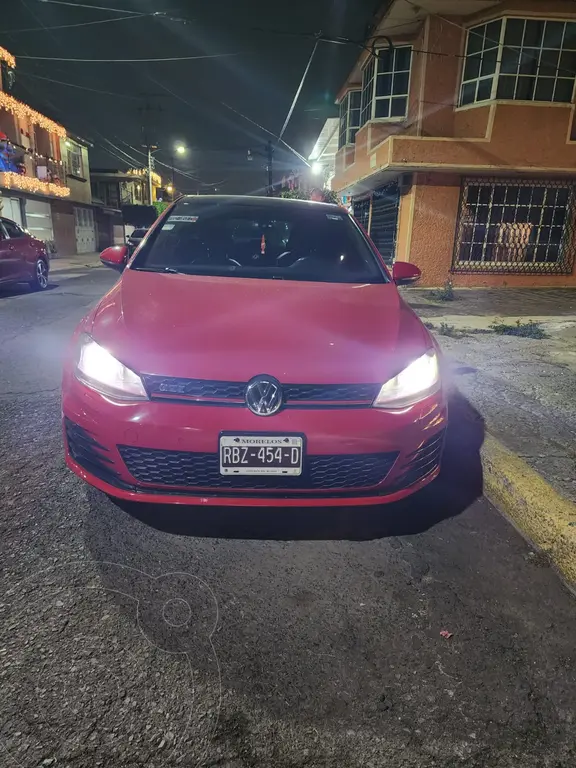 Volkswagen Golf GTI 2.0T DSG Piel usado (2017) color Rojo Tornado ...