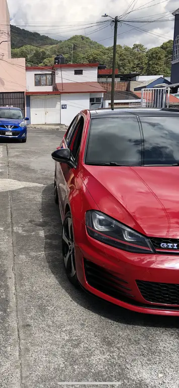 Volkswagen Golf GTI 2.0T Piel y Navegacion usado (2016) color Rojo ...