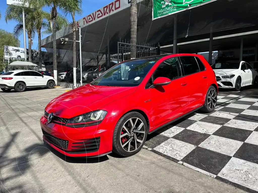 Volkswagen Golf GTI 2.0T DSG Navegacion Piel usado (2017) color Rojo ...