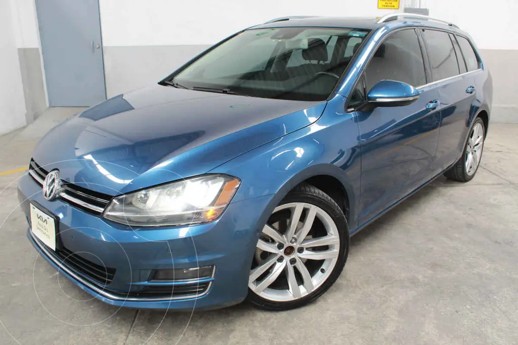 Volkswagen Golf Sportwagen Diesel DSG usado (2016) color Azul precio ...