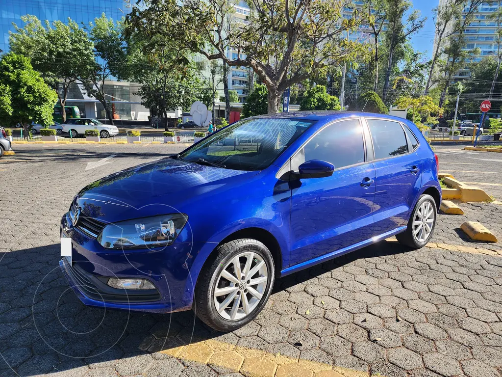 Volkswagen Polo 1.6L Base 5P usado (2019) color Azul precio $219,900