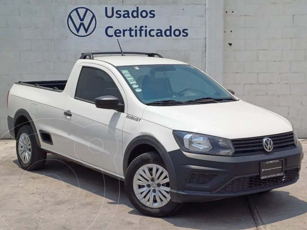 Volkswagen Saveiro Robust CS usado (2021) color Blanco precio $249,900