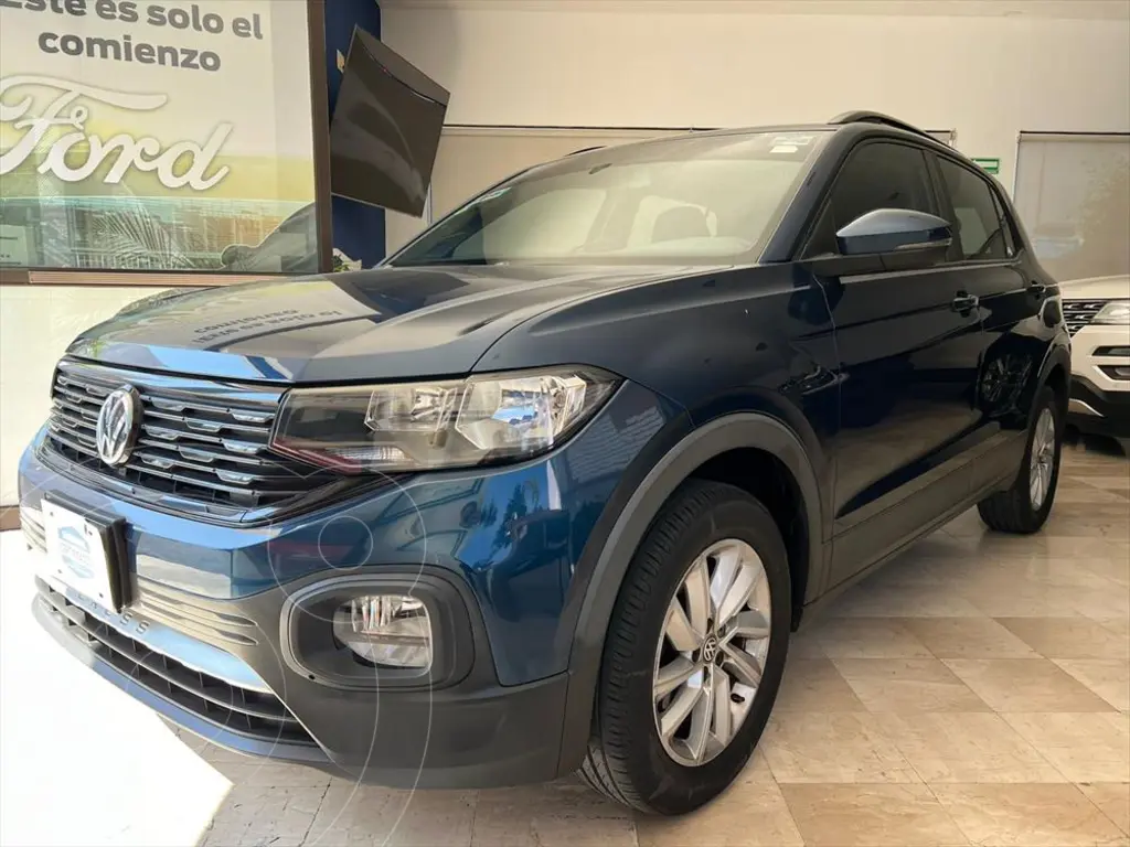 Volkswagen T-Cross Trendline Ed. Lanzamiento usado (2020) color Azul ...