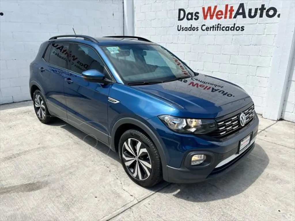 Volkswagen T-Cross Comfortline usado (2021) color Azul precio $384,900