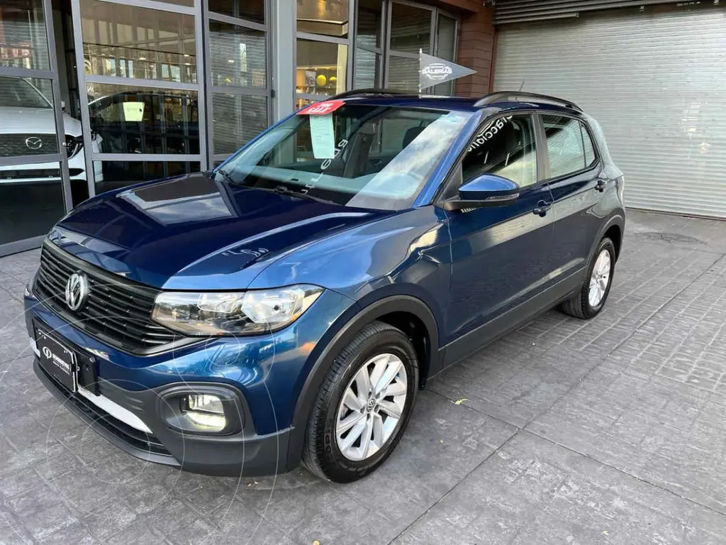 Volkswagen T-Cross Trendline Aut usado (2021) color Azul precio $339,000