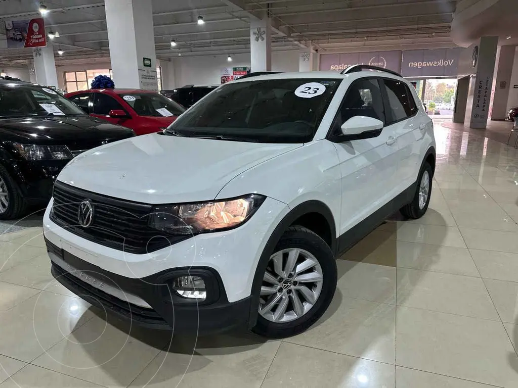 Volkswagen T-Cross Trendline usado (2023) color Blanco precio $399,900