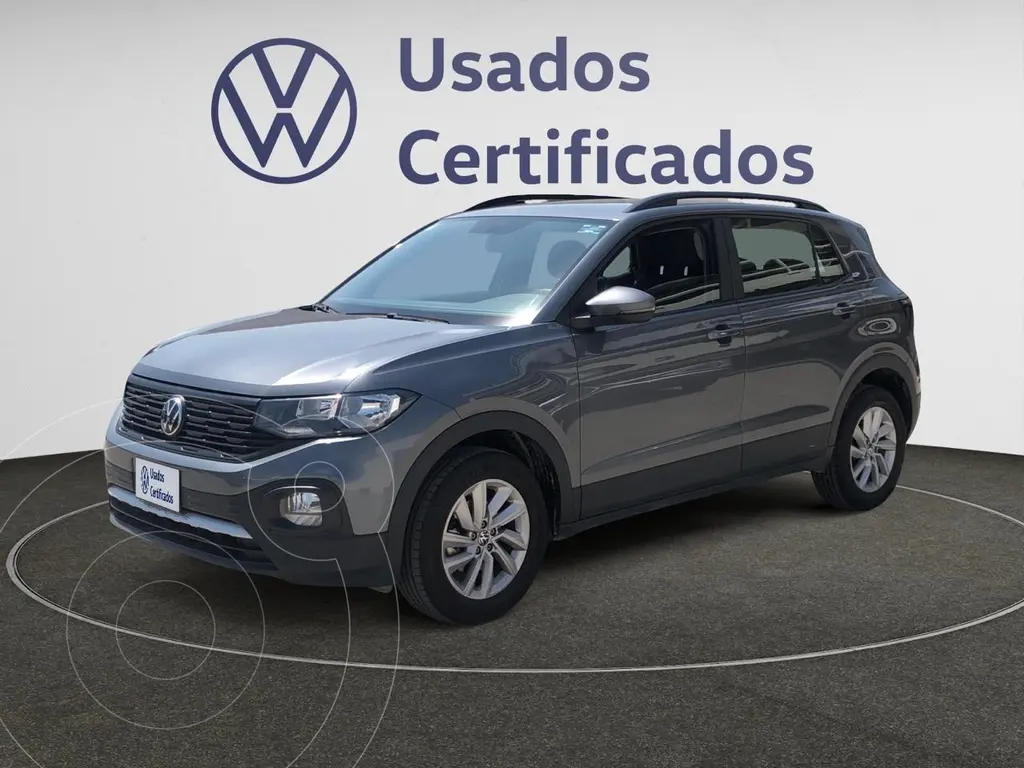 Volkswagen T-Cross Trendline usado (2024) color Gris Platino precio ...