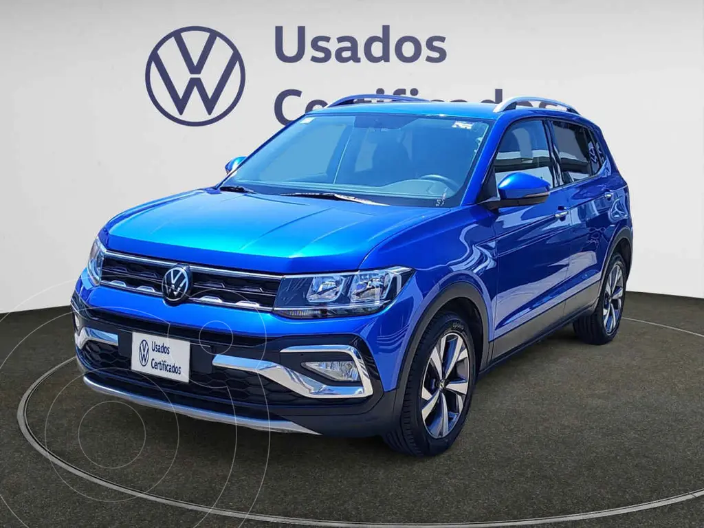 Volkswagen Taigun Comfortline TSI usado (2024) color Azul precio $380,900