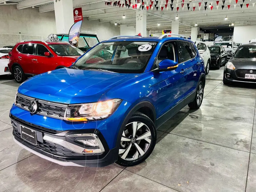 Volkswagen Taigun Comfortline TSI usado (2024) color Azul precio $429,900
