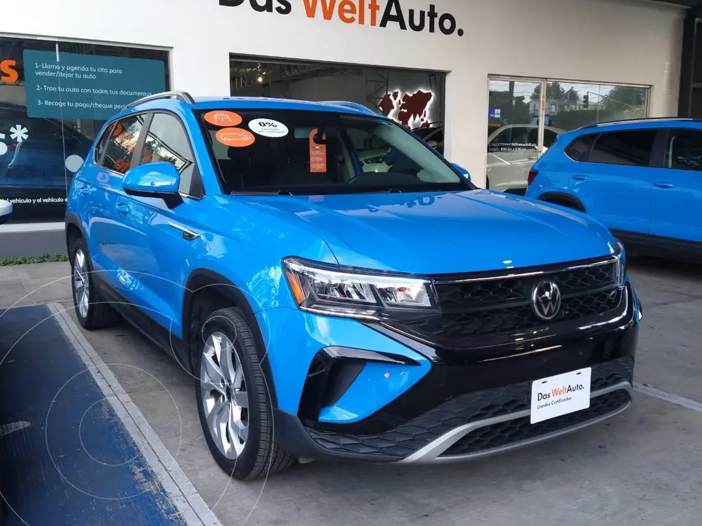 Volkswagen Taos Comfortline usado (2021) color Azul precio $514,999