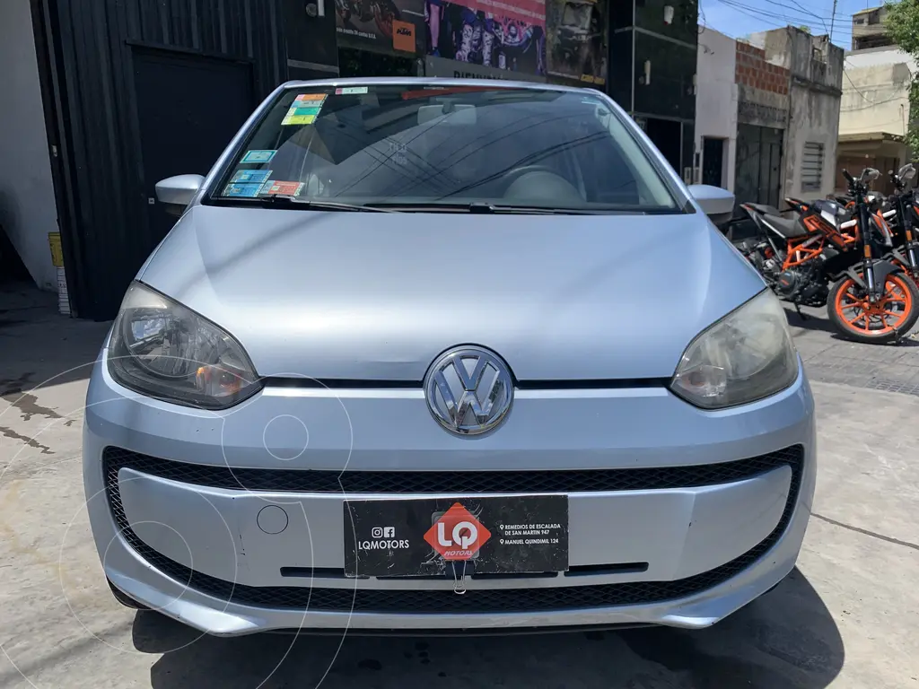 Volkswagen up! 3P 1.0 move up! usado (2014) color Azul Cristal precio ...