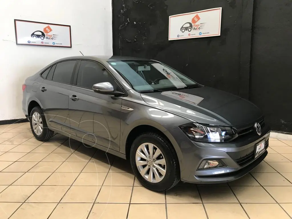 Volkswagen Virtus 1.6L usado (2021) color Gris Platino precio $284,500