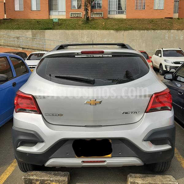 Chevrolet Onix Active usado (2019) color Gris Plata precio $48.000.000