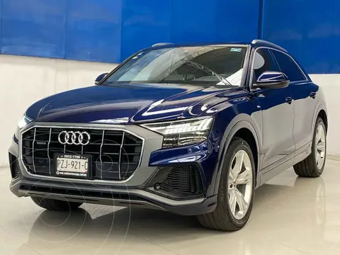 Audi Q8 55 TFSI S Line usado (2021) color Azul precio $1,240,000