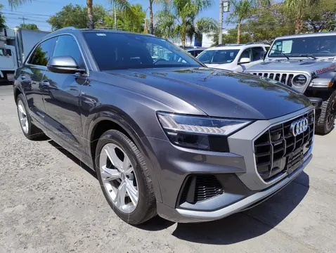 Audi Q8 3.0T S Line usado (2020) color Gris Metalico precio $1,045,000