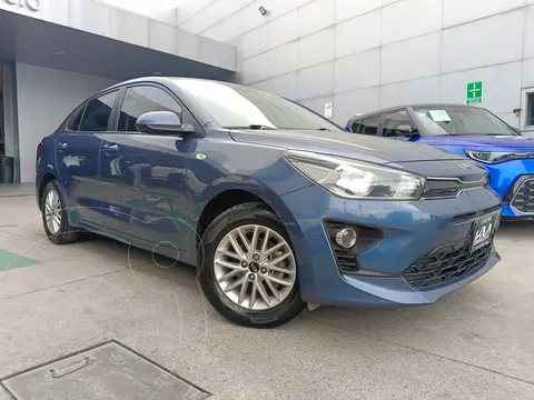 Kia Rio Sedan LX usado (2021) color Azul precio $259,000