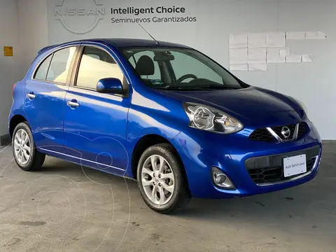 Nissan March Advance NAVI Aut usado (2017) color Azul precio $198,500