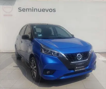 Nissan March Exclusive Bi-tono usado (2021) color Azul precio $259,000