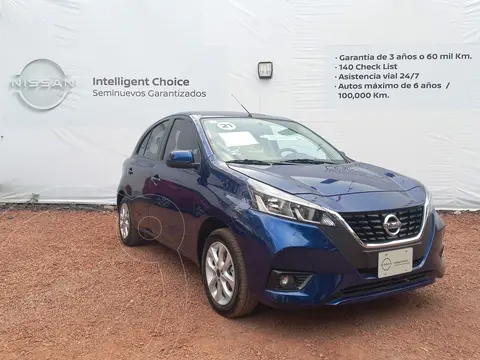 Nissan March Advance usado (2021) color Azul precio $264,000