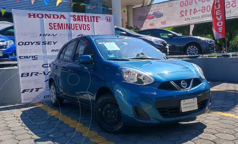 Nissan March Sense usado (2018) color Azul precio $202,000