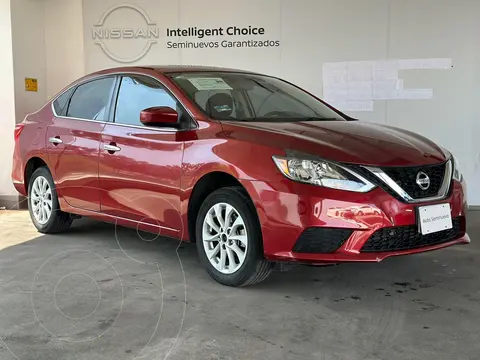 Nissan Sentra Sense usado (2018) color Rojo Cobrizo precio $234,700